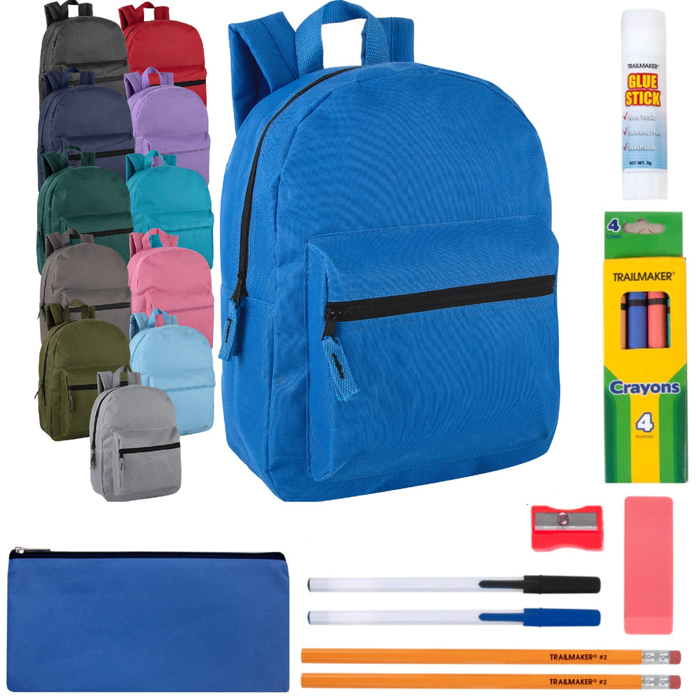 Bulk Backpack School Supply Kits - Backpack Bundles Wholesale ...