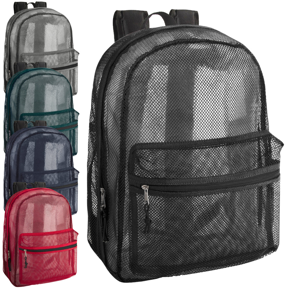 Wholesale Clear Backpacks & Mesh Backpacks — BagsInBulk.com