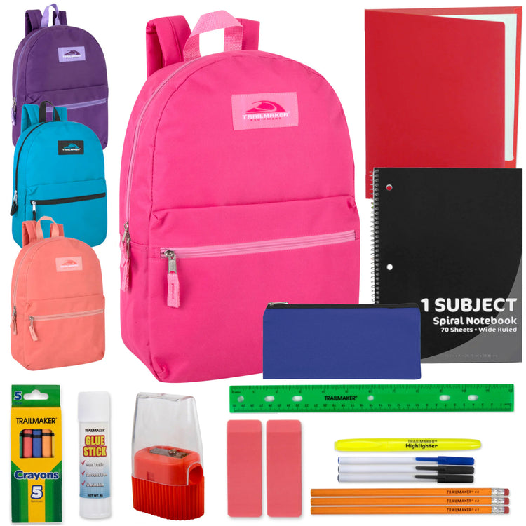Backpack School Supply Kits - Sold in Bulk for Big Savings ...