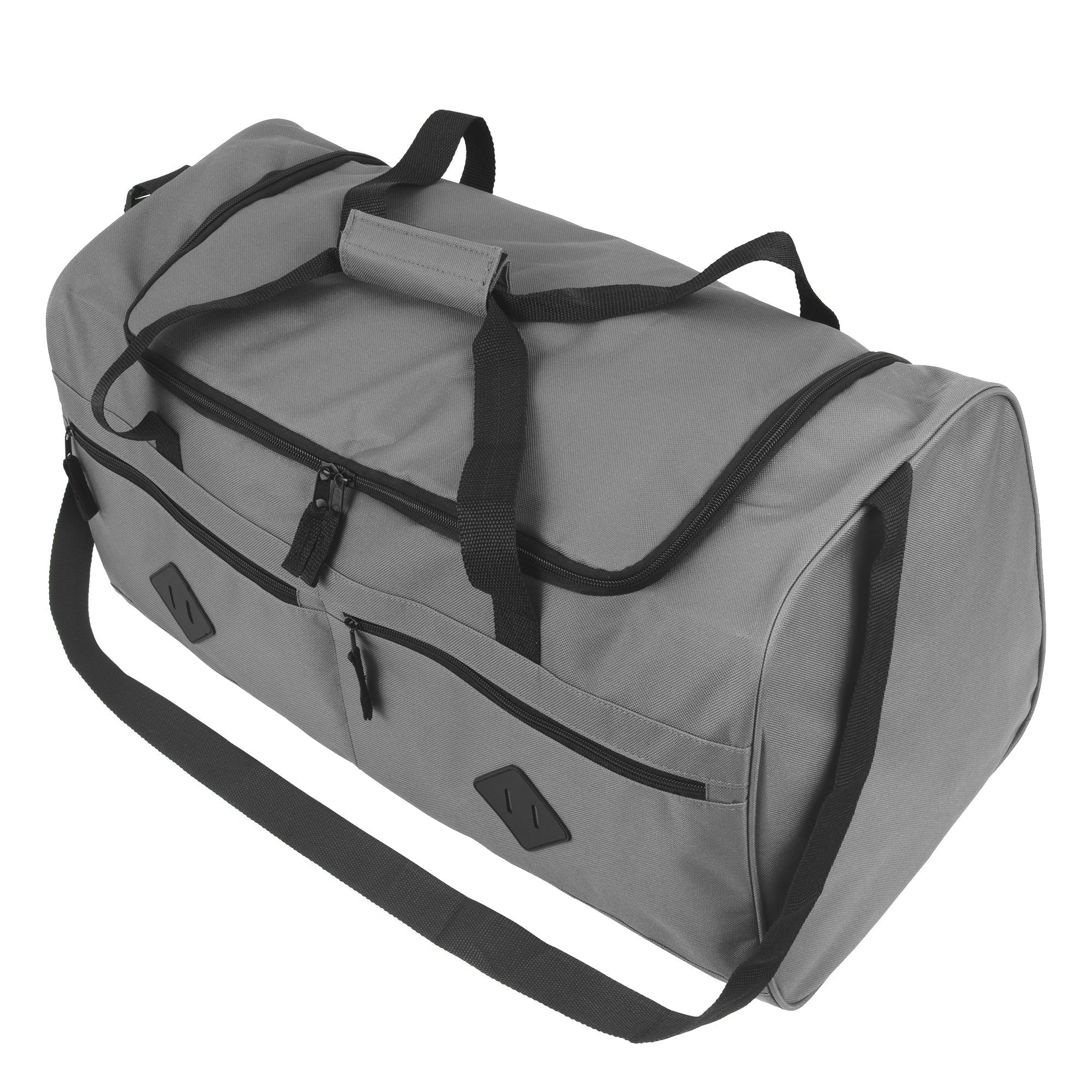 24-pack Bulk 24" Multi-Pocket Duffle Bag - Assorted or Single Colors ...