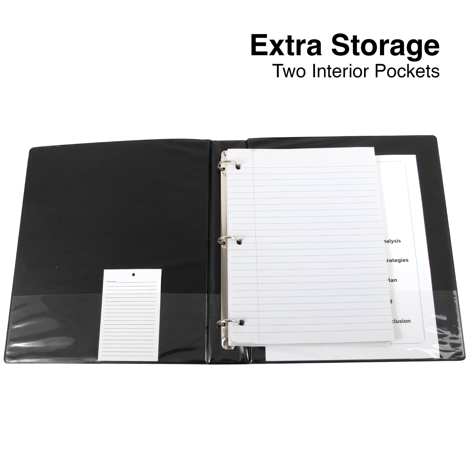 50-pack Bulk 1" Hard Cover 3-Ring Binders — BagsInBulk.com