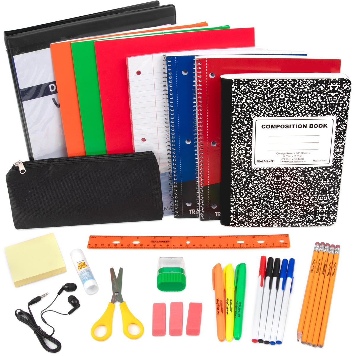 12-pack Bulk Middle & High School Supply Kit — BagsInBulk.com